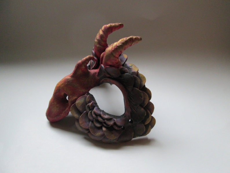 Fantasy mask cute Dragon mask adorable dragon figment | Etsy