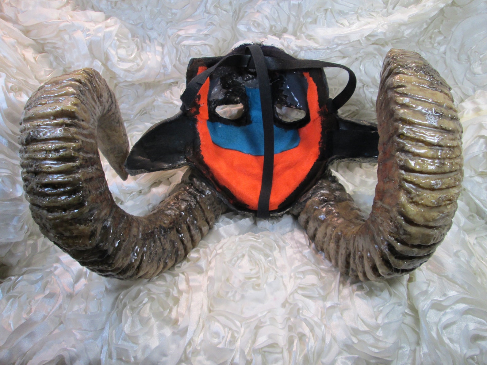 Aries Ram Mask Bighorn Masquerade Mask Horn Options | Etsy