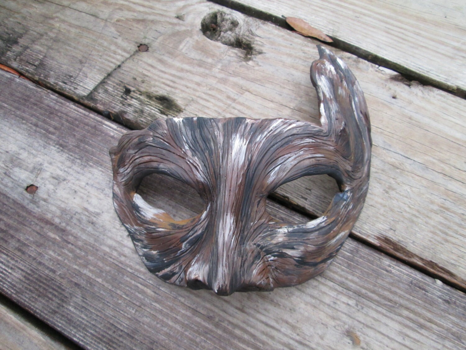 Asymmetrical forest faerie mask tree fairy mask masquerade | Etsy