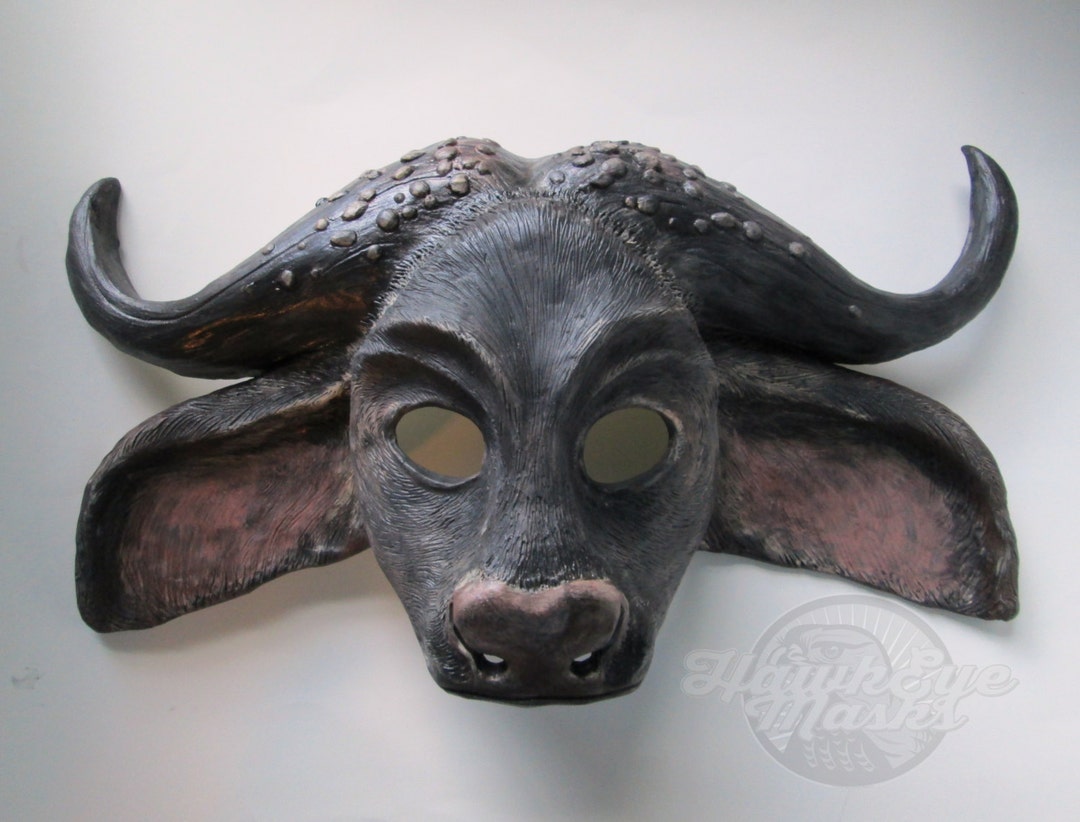 Water Buffalo, Mask, Wild Animal Costume Mask, Ox, Masquerade Mask ...