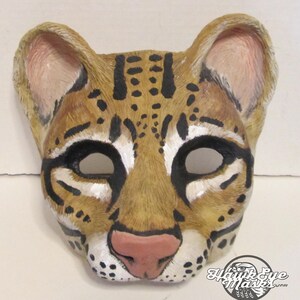 Ocelot, Wildcat Mask, Neko Cosplay, Jungle Cat, Animal Costume Mask ...