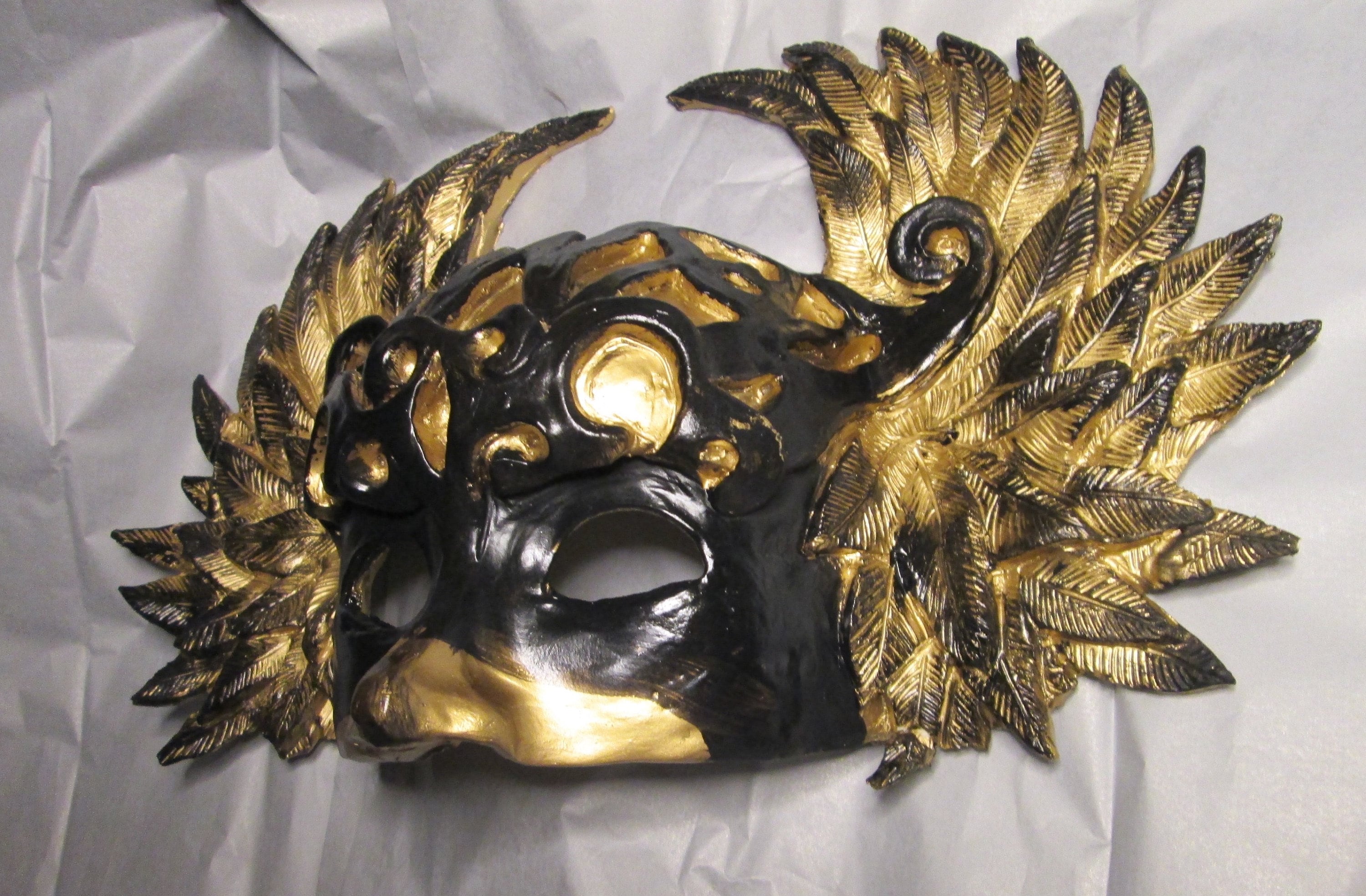 Warrior Mask Masquerade Costume Mask Winged Mask | Etsy