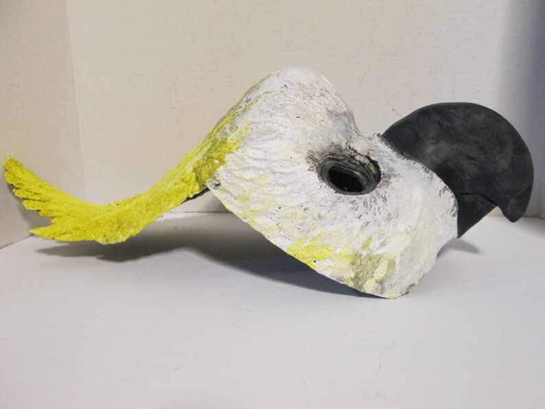 Parrot mask Cockatoo Parrot Galah mask masquerade mask | Etsy