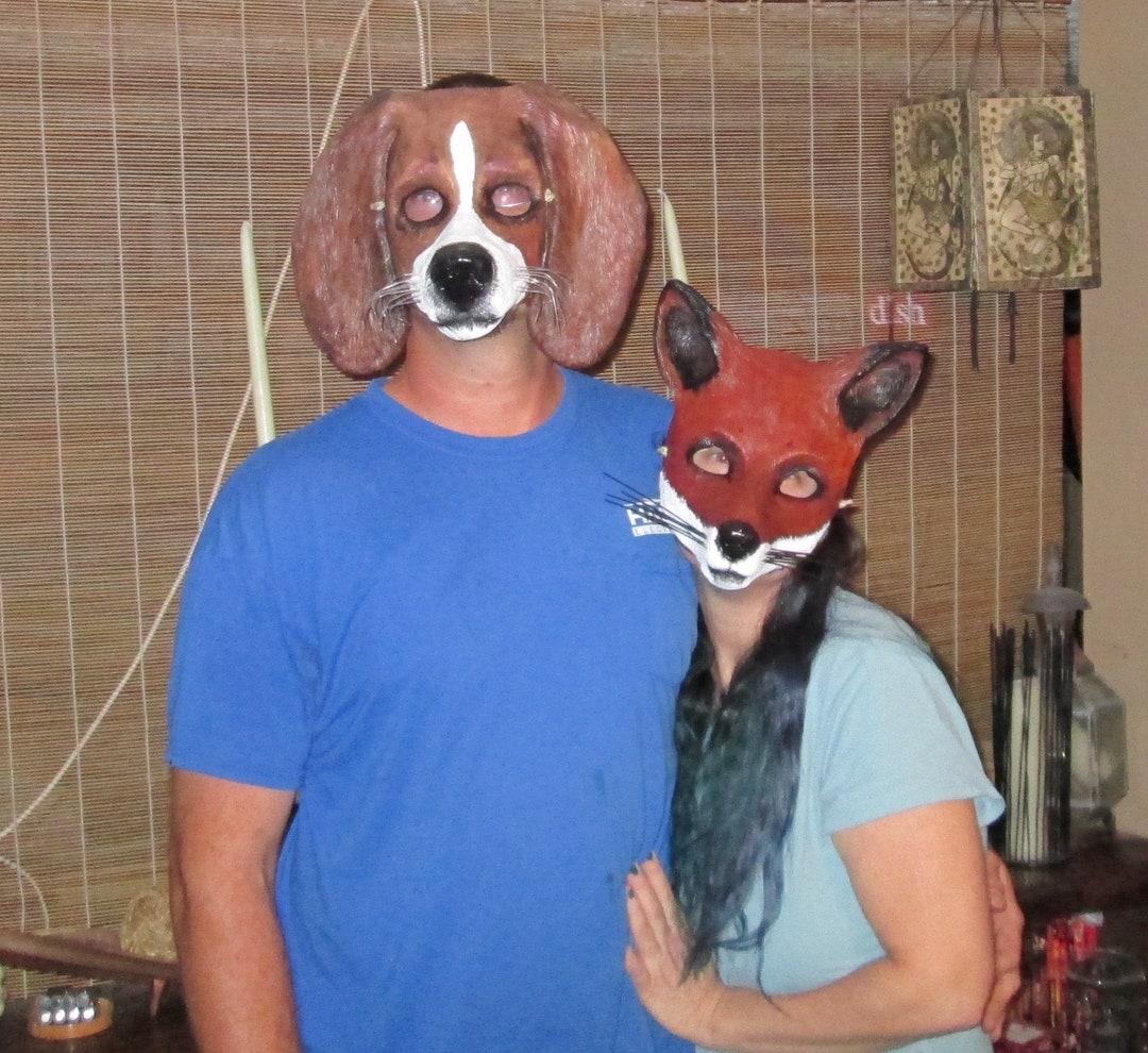 Fox Mask, Fox Costume Mask, Animal Mask, Wildlife Cosplay, Masquerade ...