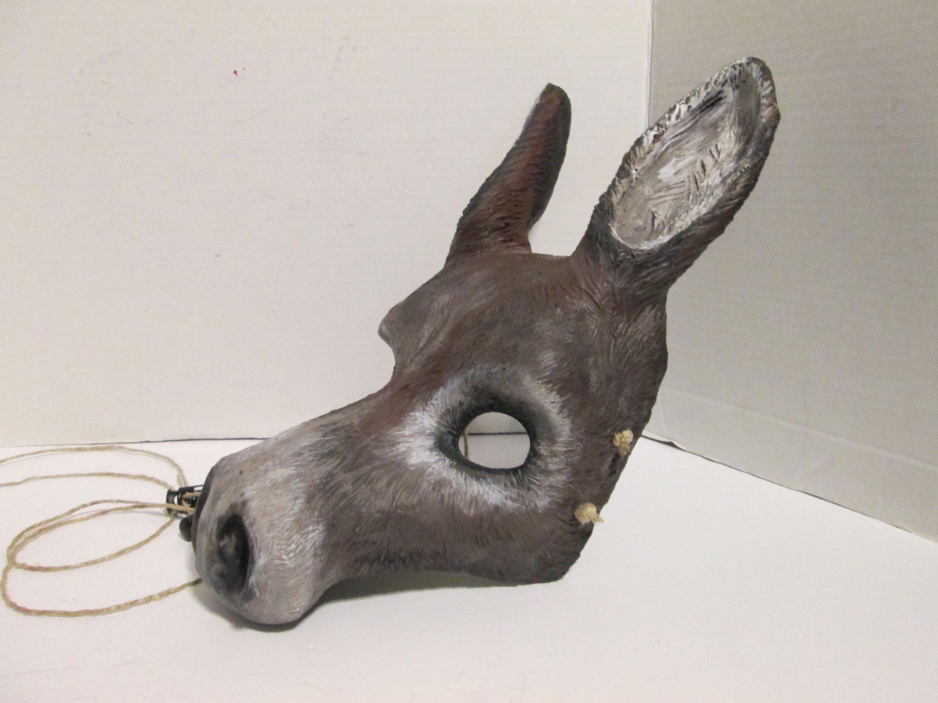 Donkey Costume Mask Animal Mask Made to Order Handmade | Etsy