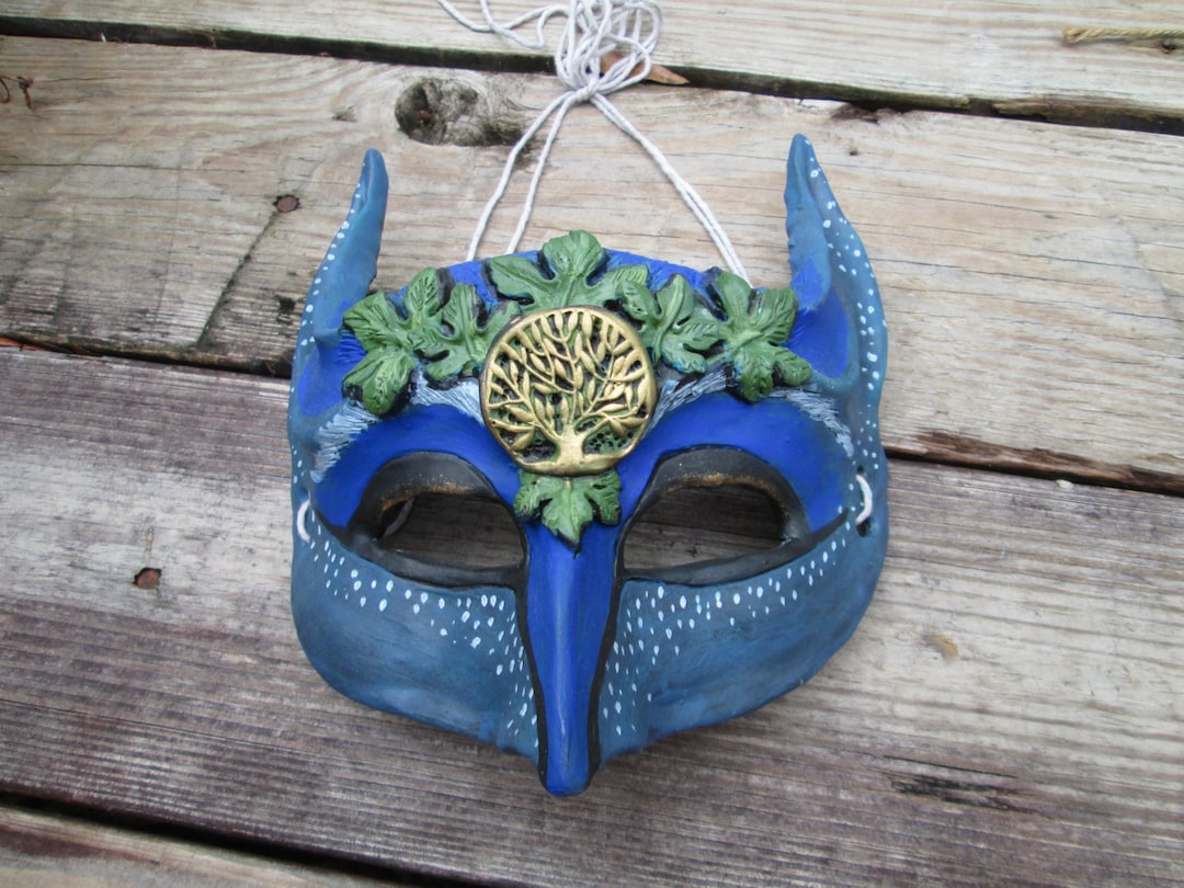 Dark Elf, Druid, Enchanted Forest, Faerie Mask, Brownie, Pixie, Hand ...