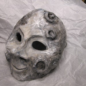 Moon Mask, Man in the Moon, Hand Painted Mask, Masquerade Mask, Jolly ...