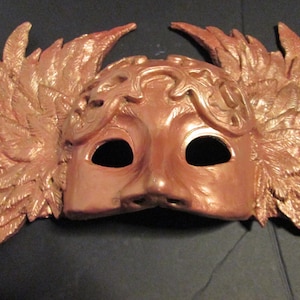 Winged Masquerade Mask, Resin Archangel, Made to Order - Etsy