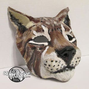 Wildcat Mask, Lynx, Neko, Custom Made, Animal Mask, Masquerade Mask ...