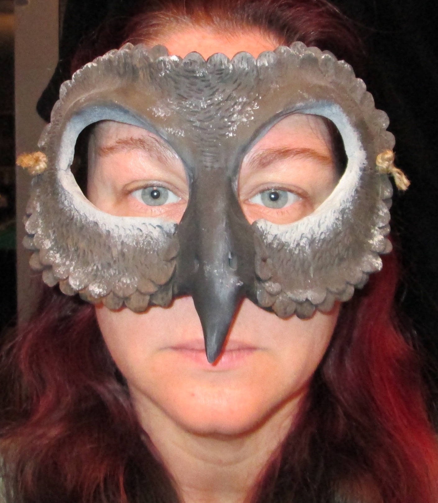 Fantasy Owl Mask Bird of Prey Mask Big Eyes Masquerade - Etsy