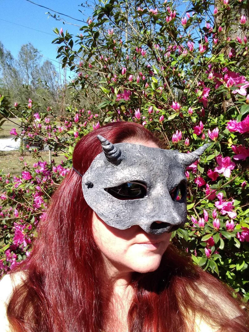 Gargoyle mask masquerade mask lap made to order custom | Etsy
