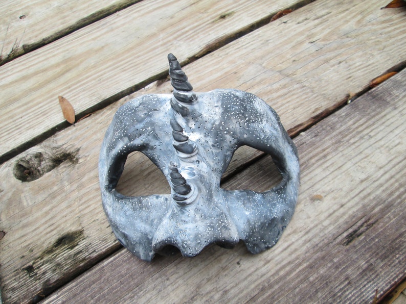 Horned Gargoyle Masquerade Mask Larp Made to Order Custom - Etsy