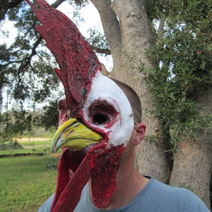 Rooster Mask, Bird Mask, Cock a Doodle Do, Hen, Masquerade Mask ...