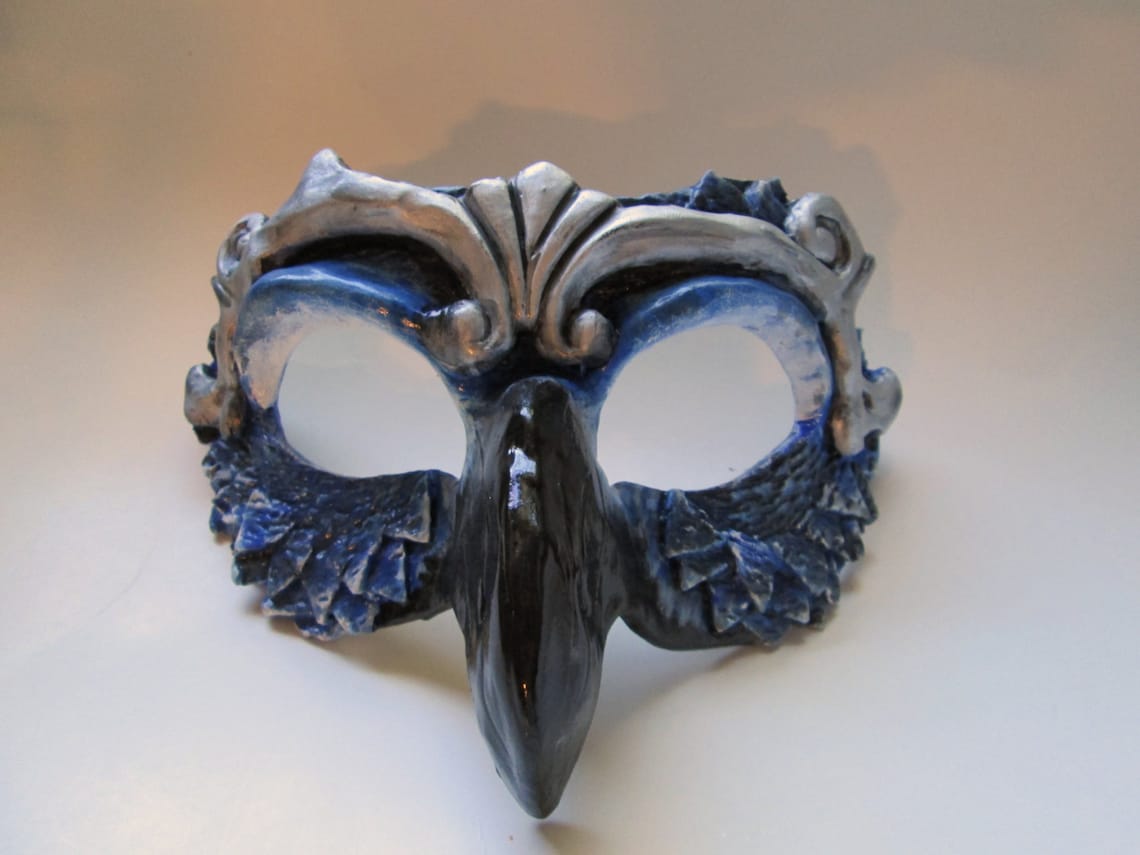 Bird Fantasy Bird Mask Falcon Masquerade Mask Costume - Etsy