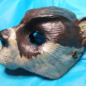 Hand Painted River Otter Mask, Masquerade Costume - Etsy