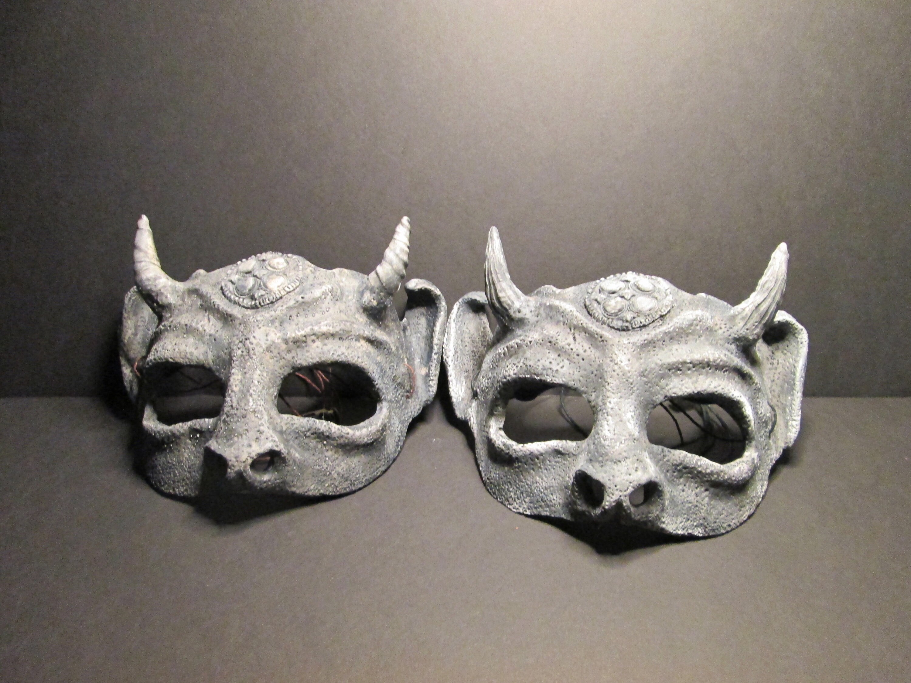 Gargoyle Mask Notre Dame Masquerade Mask Medieval Horned - Etsy UK