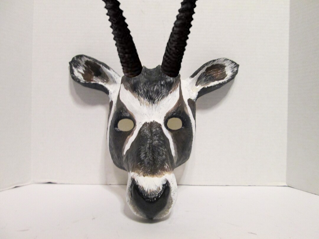 Wildlife Costume Mask, Gazelle Mask, Zootopia, Oryx Costume Mask ...