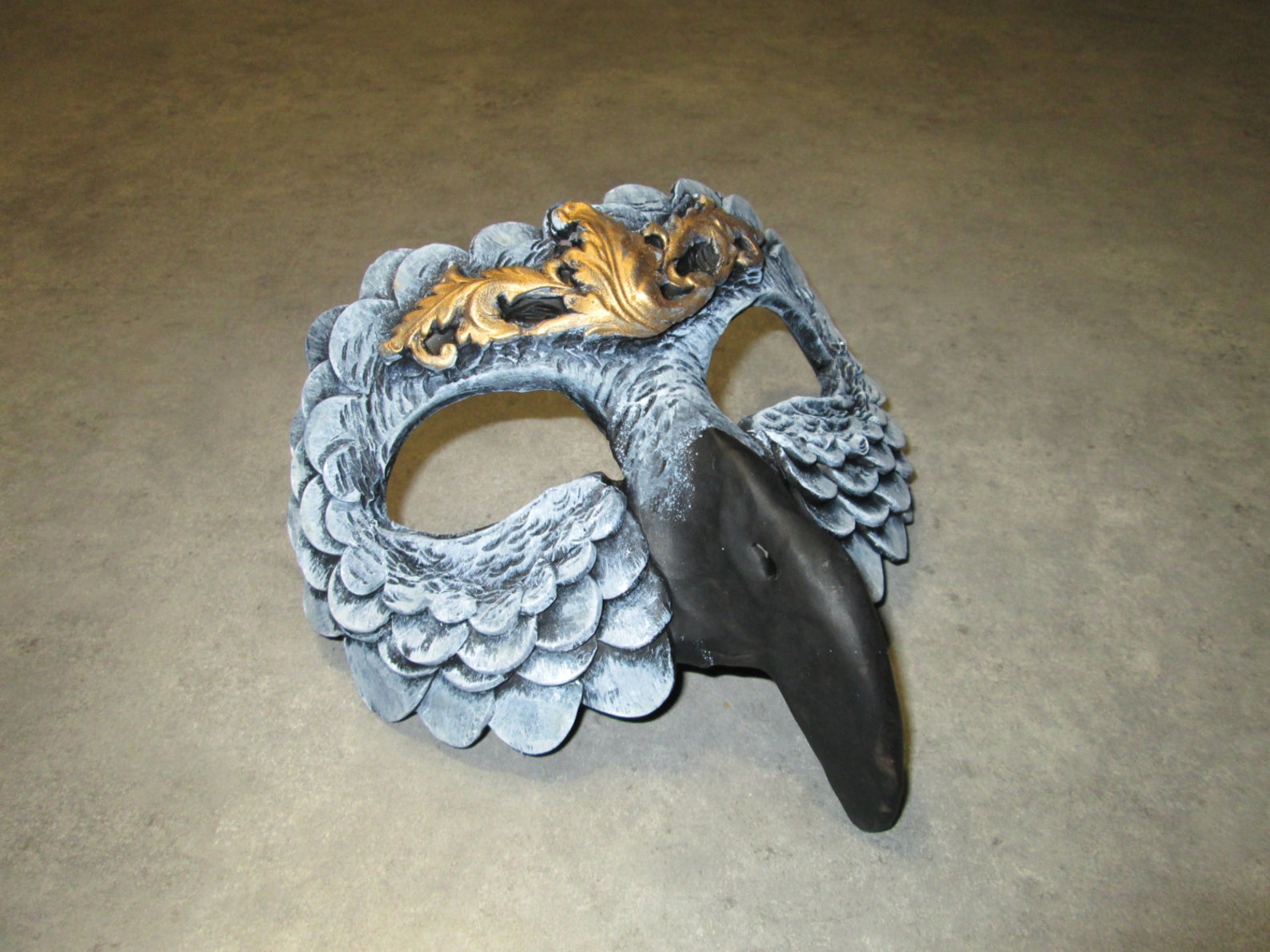 Grey Gull Masquerade Mask Costume Mask Halloween Ren - Etsy