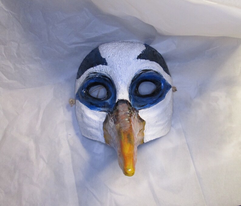 Egret Mask Masquerade Mask Large Beak Costume Mask Fantasy | Etsy