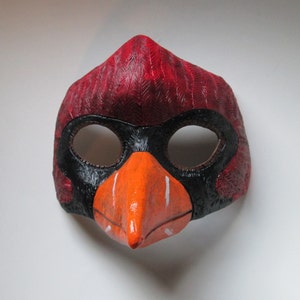 Redbird, Cardinal Mask, Halloween Mask, Red Bird, Cardinals, Adult Bird ...