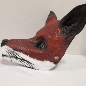 Fox Mask, Fox Costume Mask, Animal Mask, Wildlife Cosplay, Masquerade ...