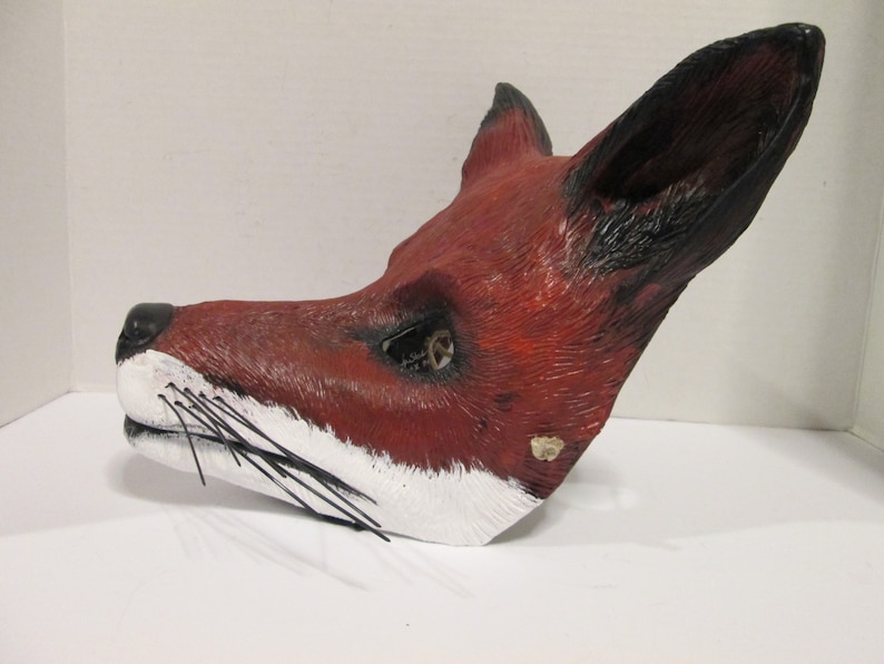 Fox Mask Fox Costume Mask Animal Mask Wildlife Cosplay - Etsy