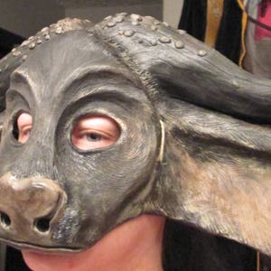 Water Buffalo, Mask, Wild Animal Costume Mask, Ox, Masquerade Mask ...