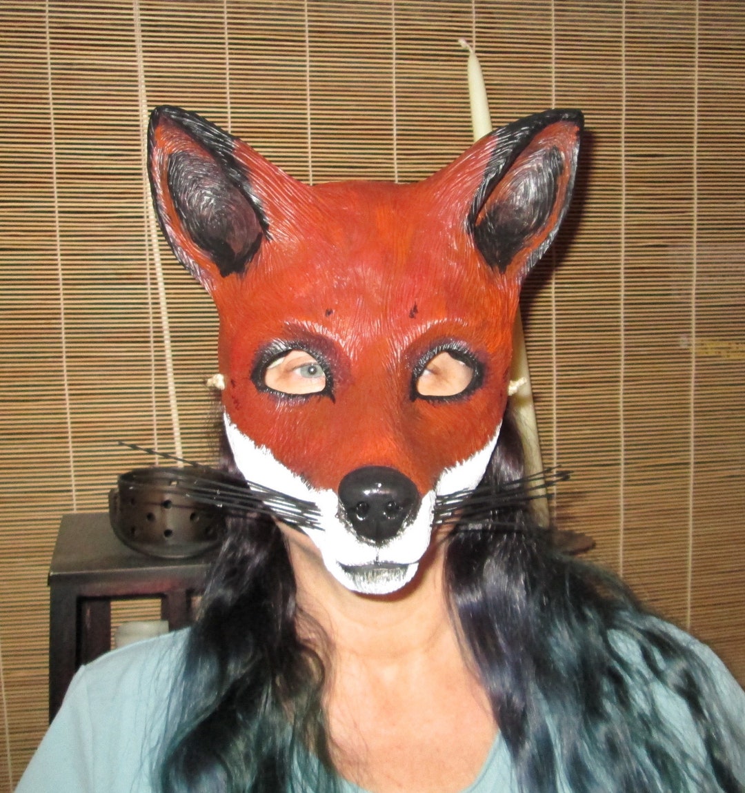 Fox Mask Fox Costume Mask Animal Mask Wildlife Cosplay - Etsy