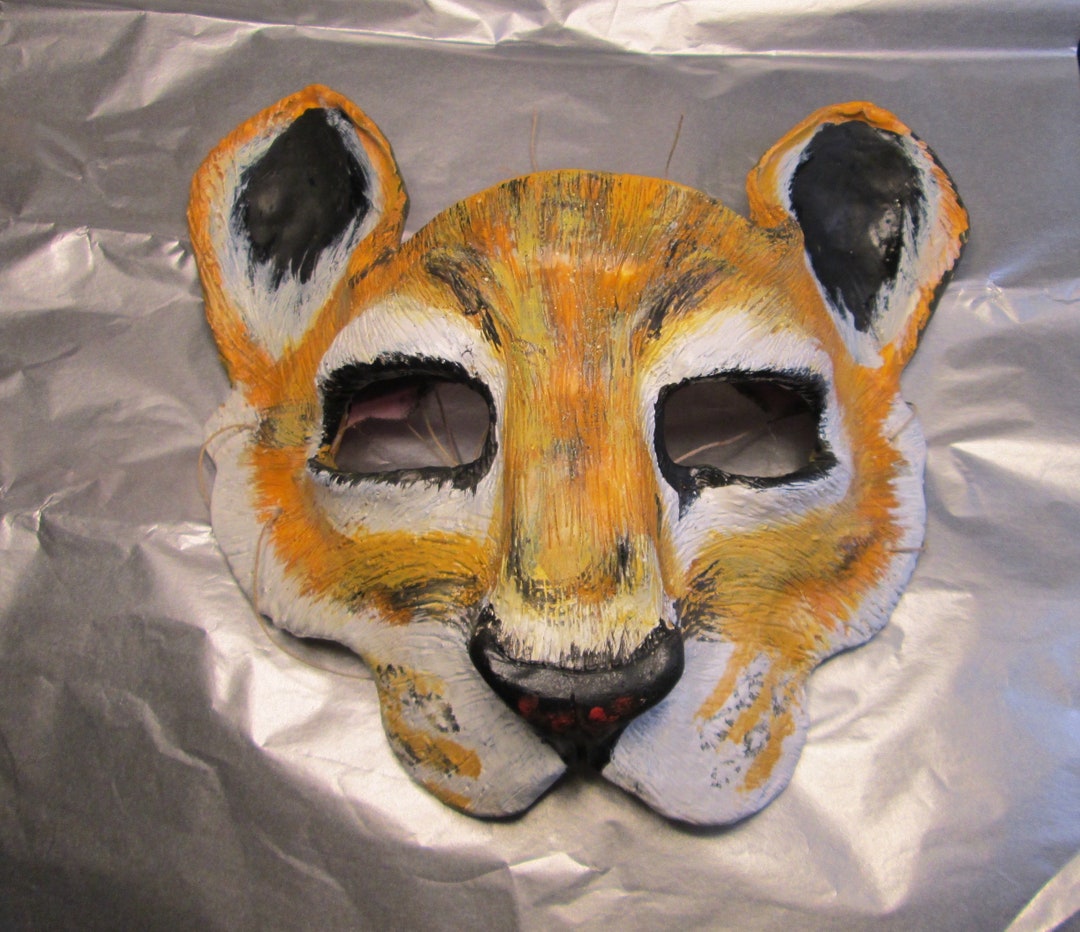 Fantasy Mask, Lion Cub, Costume Mask, Neko, Big Cat Spirit, Lightweight ...