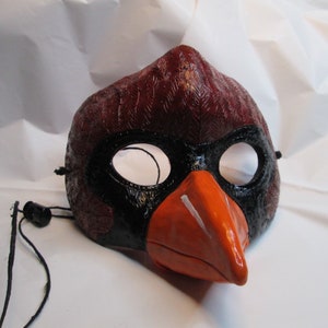 Redbird, Cardinal Mask, Halloween Mask, Red Bird, Cardinals, Adult Bird ...