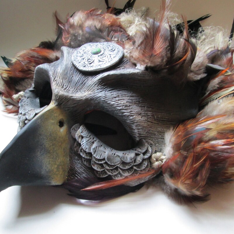 Feather Mask - Etsy