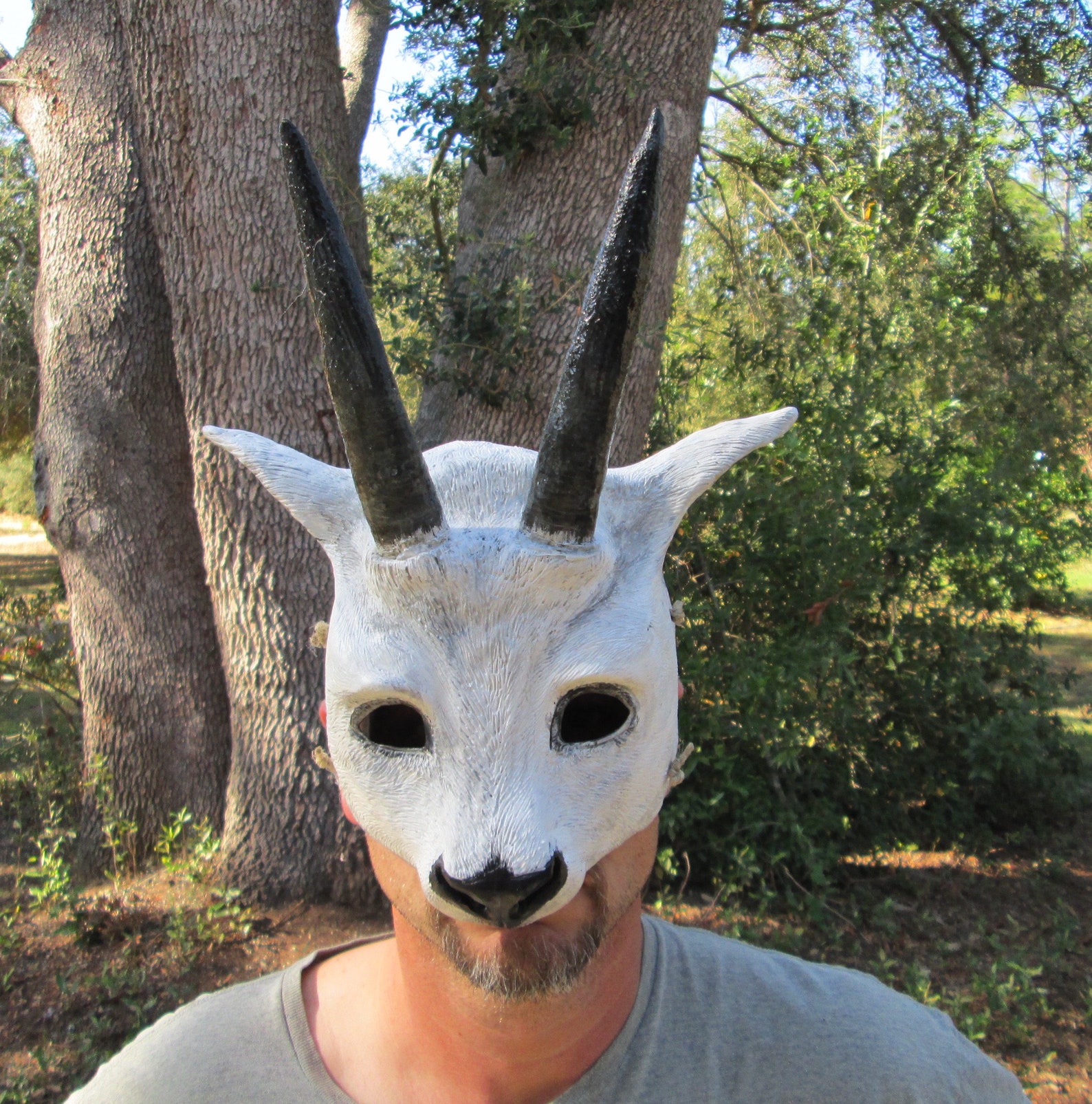 Mountain Goat Goat Mask Masquerade Mask Wildlife Art | Etsy