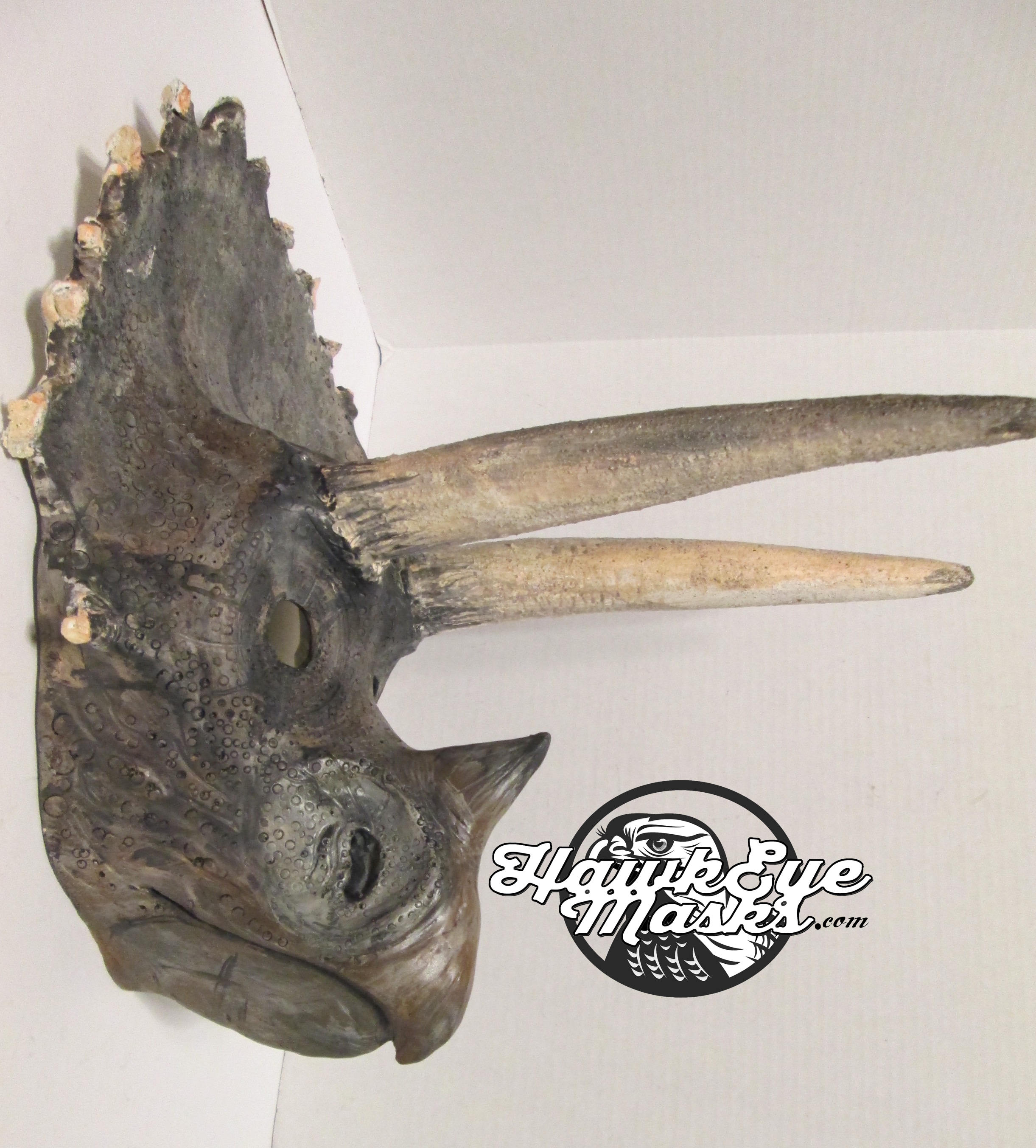 Triceratops Mask Dinosaur Mask Jurassic Park Realistic | Etsy