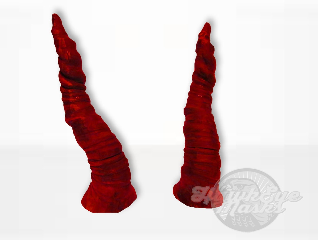 Twisted Costume Horns, Handmade, Malificent, Lightweight Resin, Pan ...
