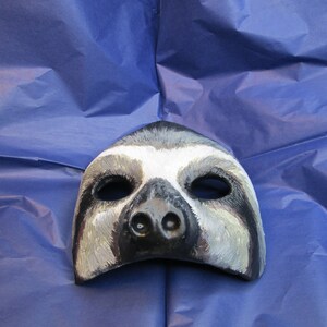Sloth, Three Toed Sloth Mask, Wildlife Mask, Zootopia Cosplay, Animal ...