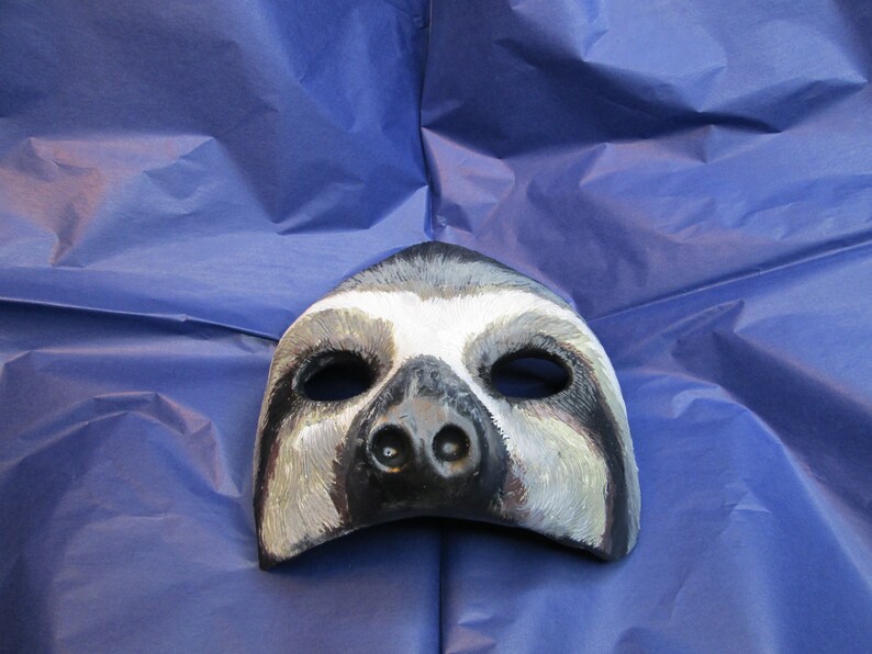 Sloth Three Toed Sloth Mask Wildlife Mask Zootopia Cosplay | Etsy