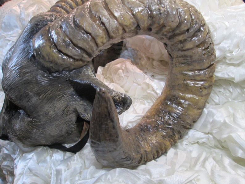 Aries Ram Mask Bighorn Masquerade Mask Horn Options | Etsy