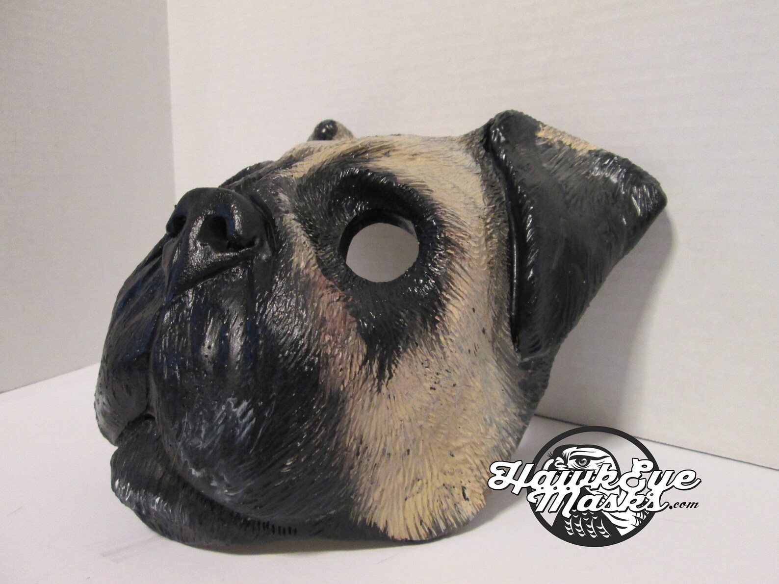 Pug dog costume mask Pug mask Pet art Show dog Men in | Etsy
