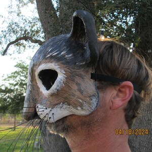 Grey Squirrel, Mask, Woodland Animal Costume Mask, Hand Painted ...