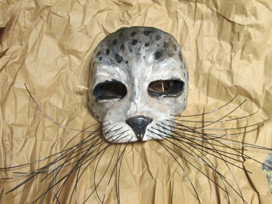 Sea Lion Mask, Seal, Custom Made, Harp Seal, Masquerade Mask, Costume ...