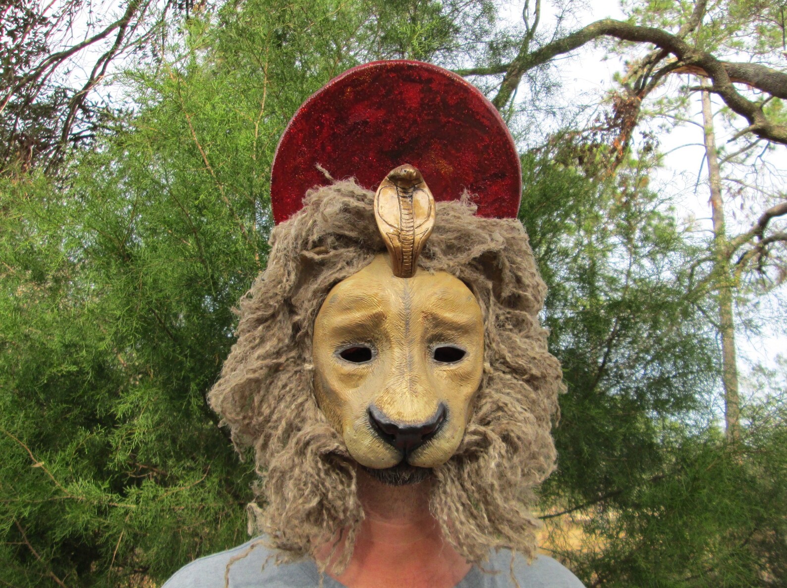 Sekhmet Lioness Mask: Egyptian God Costume, Masquerade Mask - Etsy