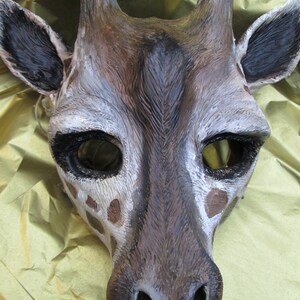 Giraffe Mask, Wildlife, Adult Mask, Giraffe Costume Mask, Masquerade ...