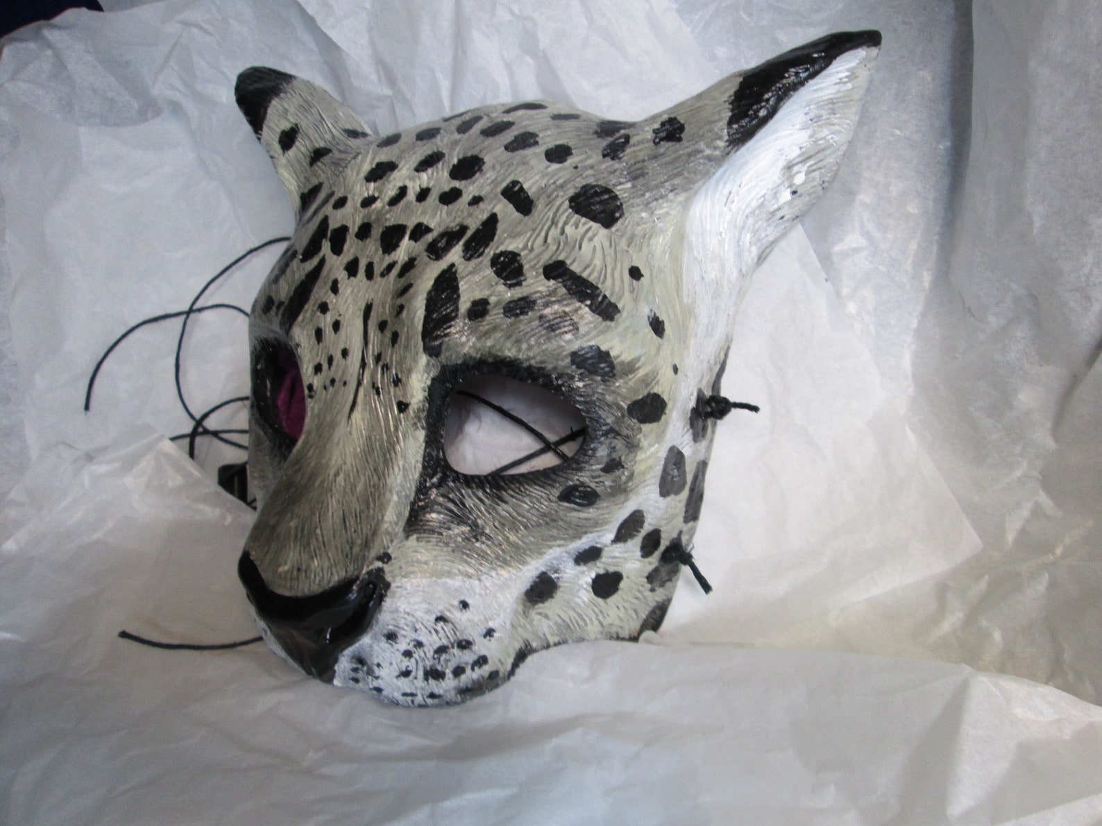 Snow Leopard Mask Animal Costume Mask Neko Animal Spirit - Etsy