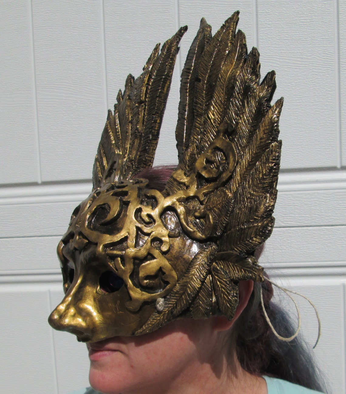 Archangel Valhalla Valkyrie Masquerade Mask Winged Mask | Etsy