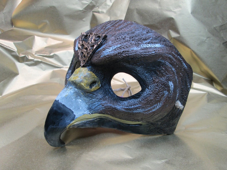Hawk mask Red tailed hawk mask bird masquerade mask | Etsy