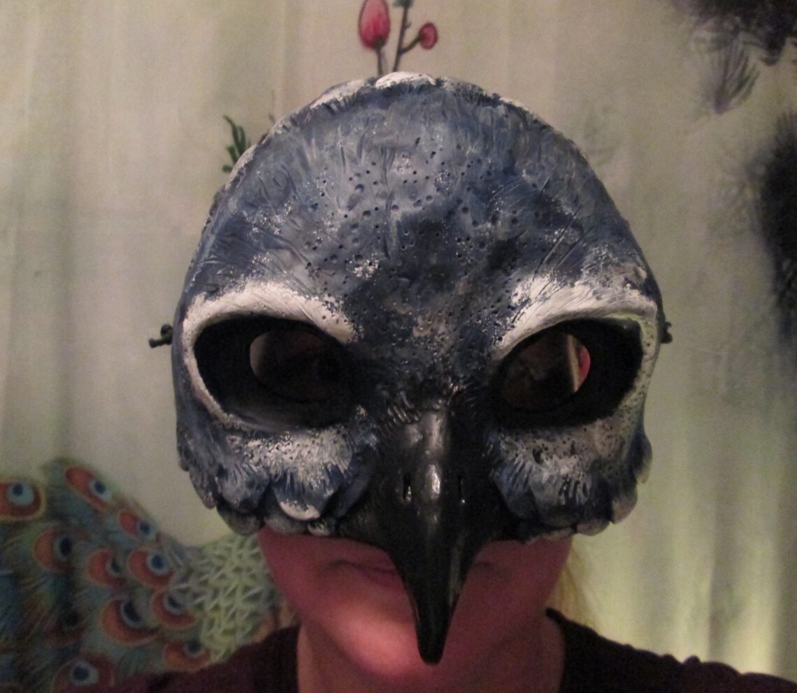 Owl mask custom made masquerade mask costume bird mask | Etsy