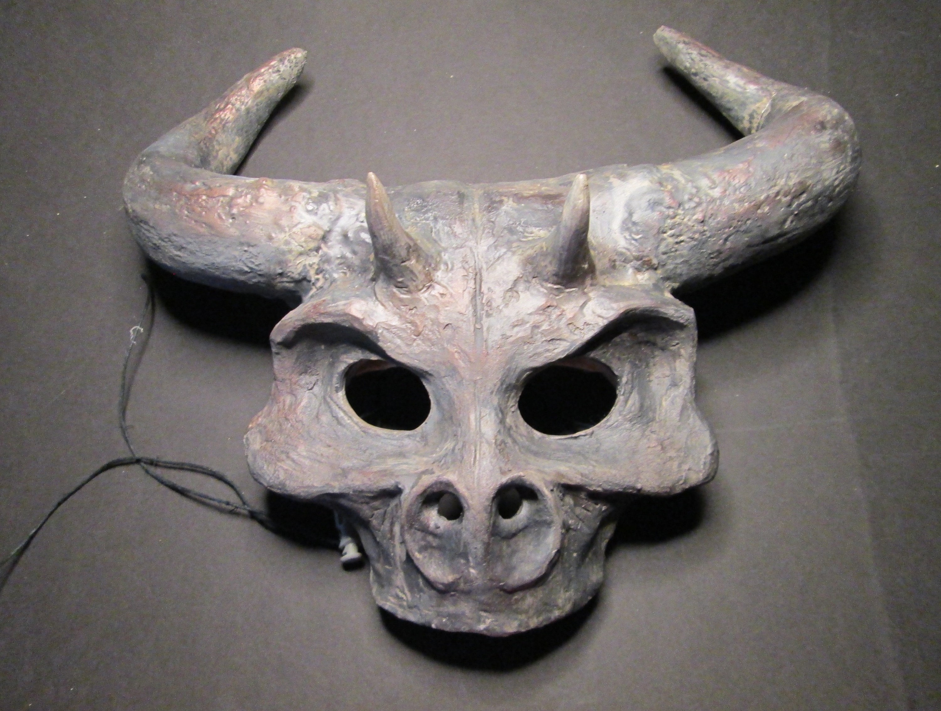 Heavy Metal Costume Mask Danzig Cosplay Skull Mask Horned | Etsy