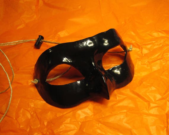 Owl Mask Simple Black Mask Comic Book Mask Black Mask | Etsy