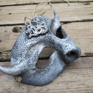 Gargoyle Mask, Masquerade Mask, Medieval Costume, Custom Made, Stone ...