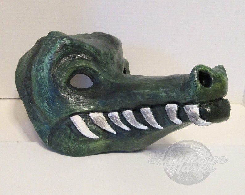 Alligator Mask Gator Mask Reptile Masquerade Mask Adult - Etsy